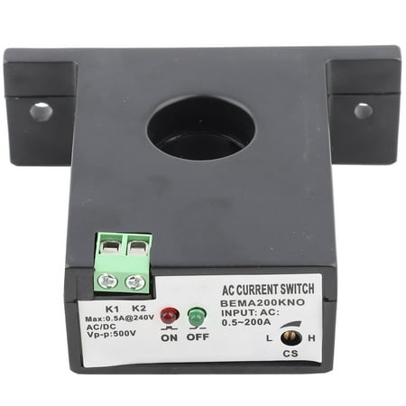 Adjustable Current Sensing Switch, 0.5~200A Self-Powered Current ...