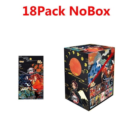 Demon Slayer Cards Collection Tcg Packs Booster Box Nezuko Anime Table ...