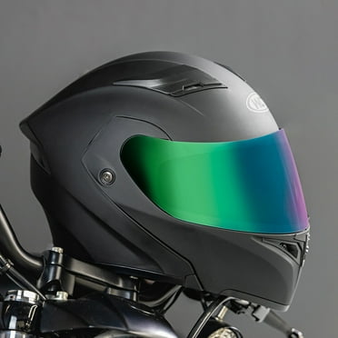 ILM 902 Black ABS Modular Full Face Helmet S, DOT Approved, Dual Visor ...