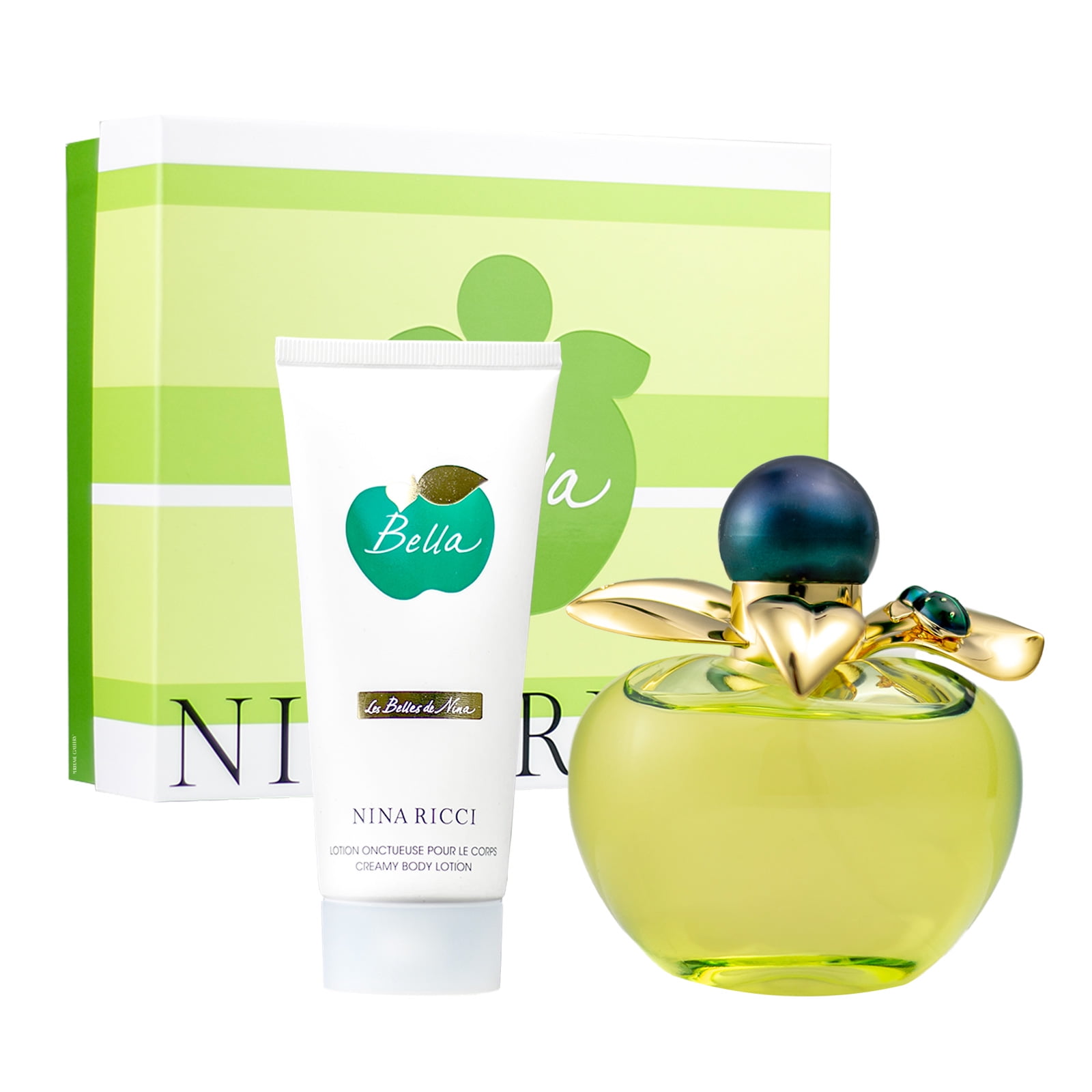 Set perfume para dama Nina Ricci Bella EDT 80ml + Body Lotion 100ml ...