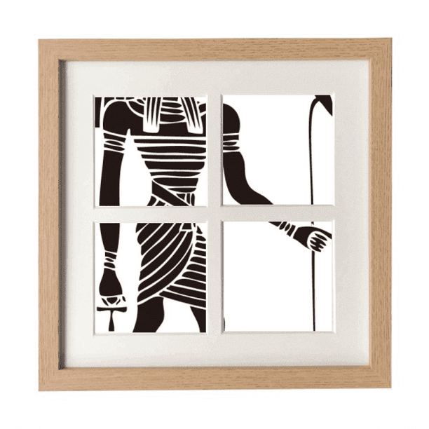 Ancient Egypt Anubis Totem Fresco Frame Wall Tabletop Display 4 ...