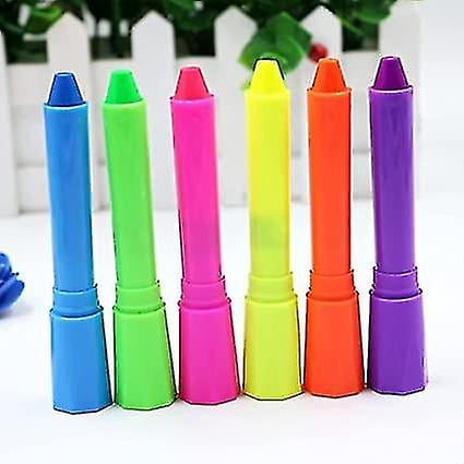 Neon Glow In The Dark Face Paint Crayons, Uv Body Black Light Glow ...