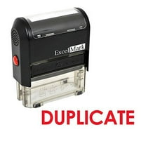 excelmark scanned self-inking rubber stamp - (a1539-red ink) - Walmart.com