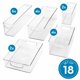 iDESIGN Linus Kitchen Bin Starter Kit 18-piece Set, Clear - Walmart.com