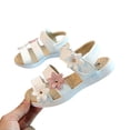 Eltusu Girls Sandals with Strap, Casual Non Slip Soft Sole Open Toe ...