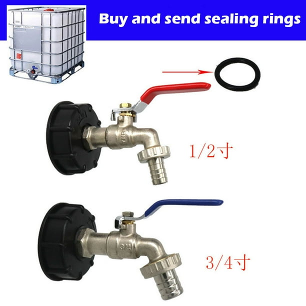 Maoww IBC Ball Spout Water Tap Rain Container Water Reservoir Dispenser ...