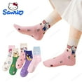 Hello Kitty Girls Socks Kuromi Cinnamoroll Socks Kawaii Sanrio Melody ...