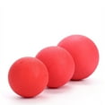 Dog Bouncy Balls, Indestructible Drop Resistant Solid Rubber Bouncing ...