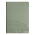 A6 PU Leather Journal Bamboo Green Oriental Style 80 Sheets Lined ...