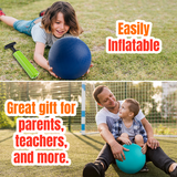 New Bounce 8.5'' Small Rubber Kids Playground Ball Set for Backyard ...