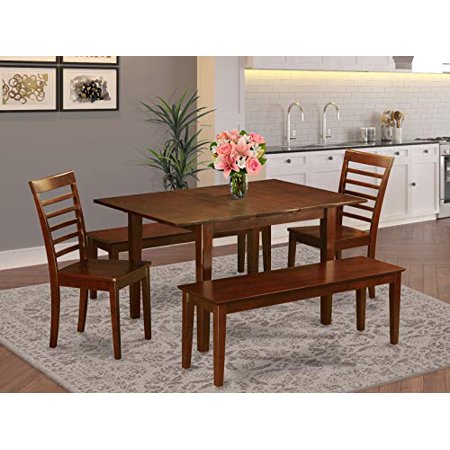 5 Pc small Kitchen Table set-small Tables and 2 Kitchen Chairs and 2 ...