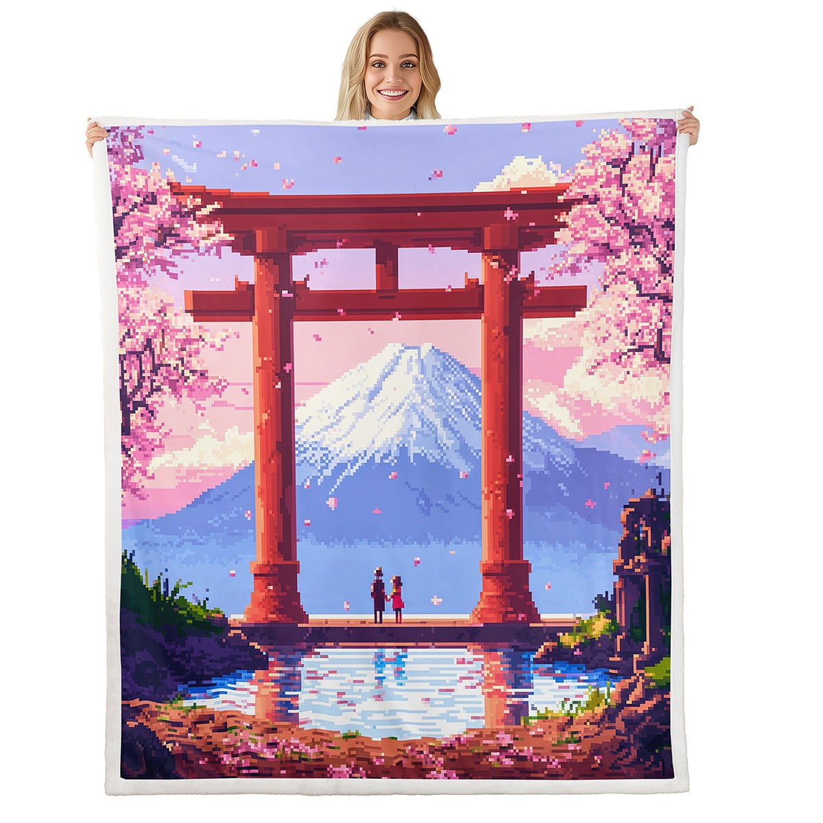 Click here for Erosebridal Mount Fuji Sherpa Blanket  Japanese An... prices