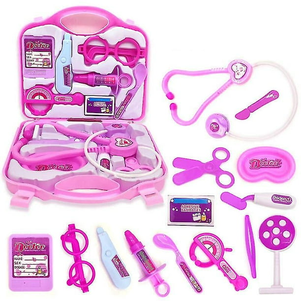 Toy Doctor Kit Kids Pretend Play Toys Role Play Educational Toy Playset ...