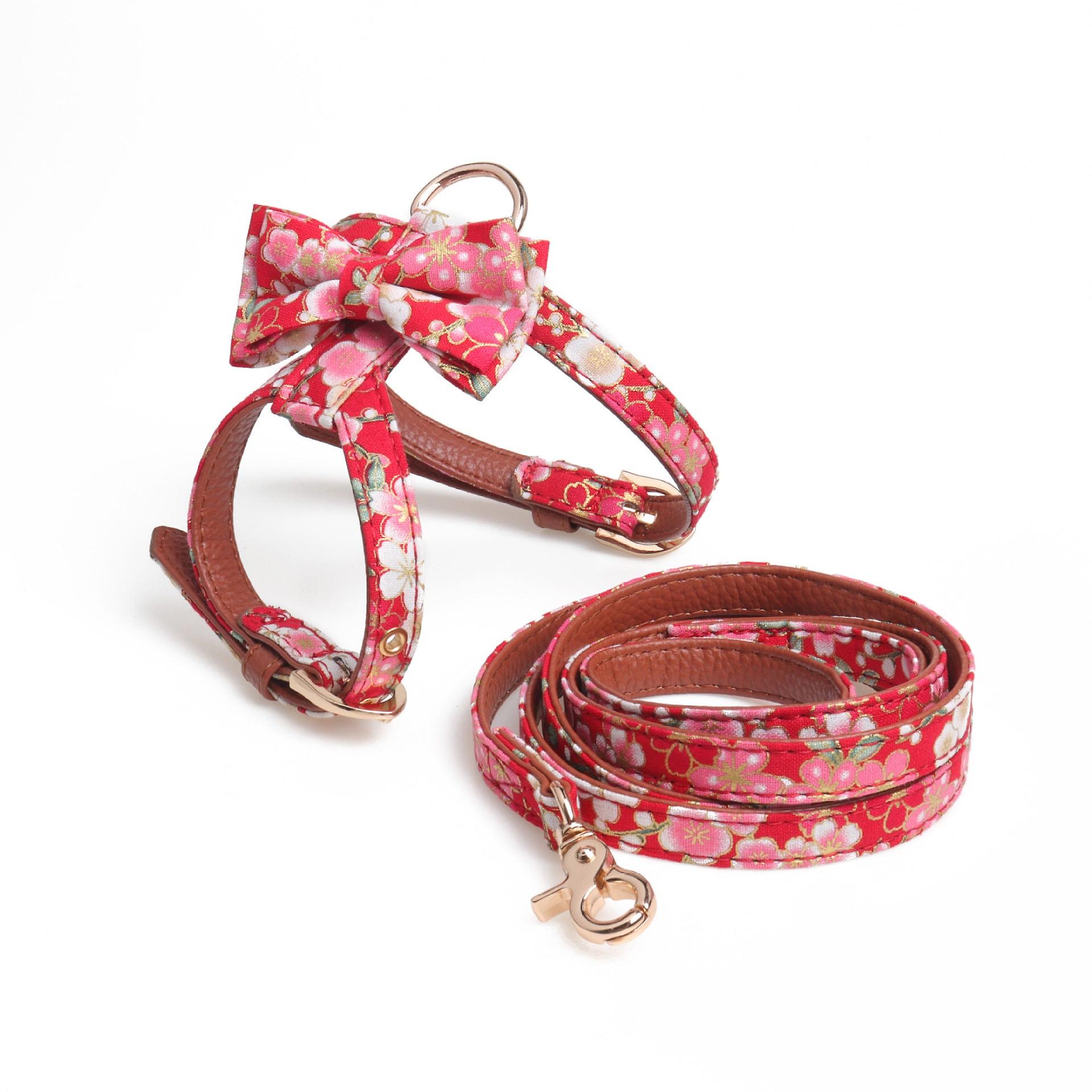 "K-shaped Cat Pulling Dog Chest And Back Pet's Chest-back Leash Set I ...