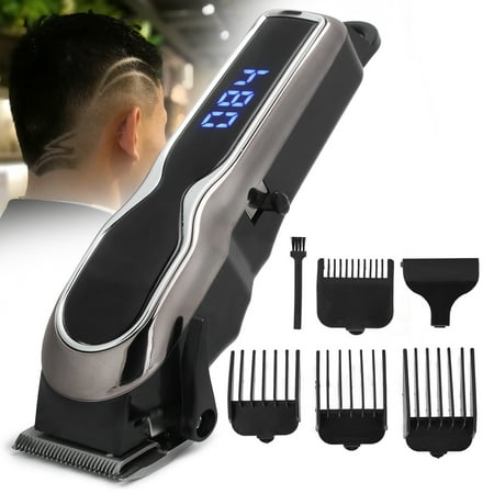 Cergrey Beard Trimmer Kit,Digital Electric Clippers LCD Men Hair ...