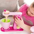Pink Wooden Toy Mixer for Pretend Play by GreenToy - Sturdy and ...