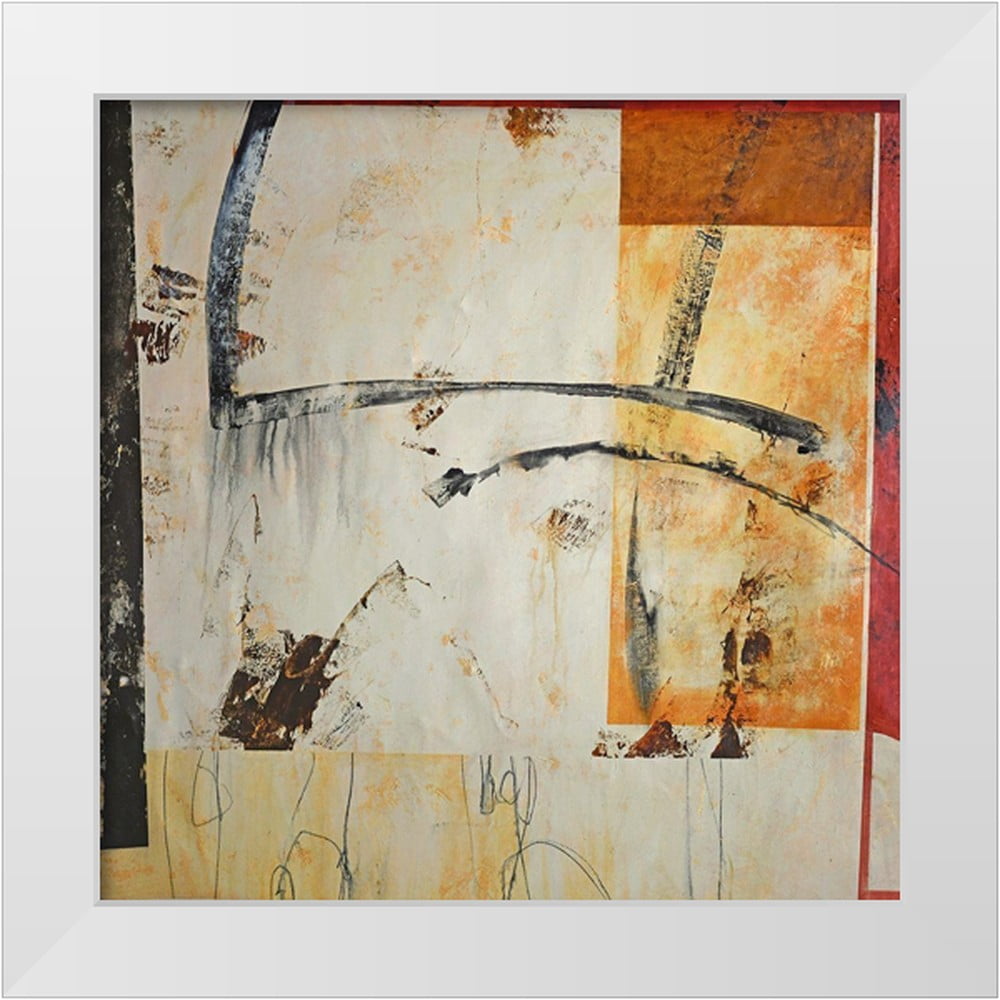 Peter, Christopher 26x26 White Modern Wood Framed Museum Art Print ...