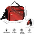 11.8×9.6in Large Capacity Rectangular Lunch Bag Durable Storage ...