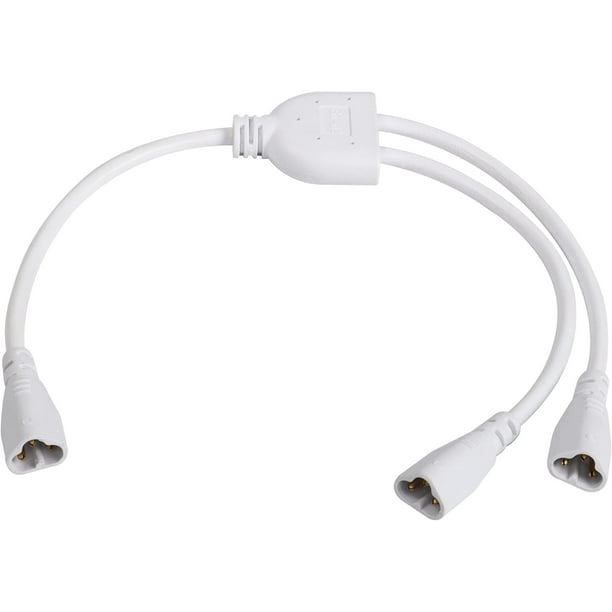S T5 T8 LED Splitter Cable 3Pins LED Wire Connector 2 Way Splitter ...