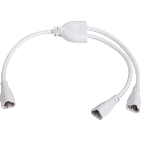 S T5 T8 LED Splitter Cable 3Pins LED Wire Connector 2 Way Splitter ...