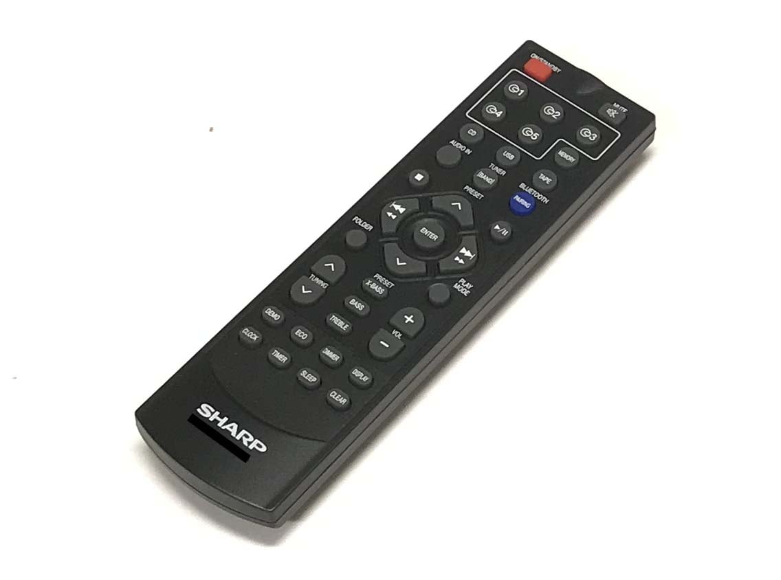 OEM Sharp Remote Control Originally Shipped With CD-BHS1050, BHS1050 ...