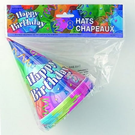 Brilliant Birthday Party Hats - Walmart.com