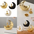 BQBQERT Handcrafts Ceramic Moon Shape Incenses Burners for Relaxation ...