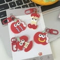 Cartoon Expressive Face Keychain For Bags Purses - Sturdy Keyring ...