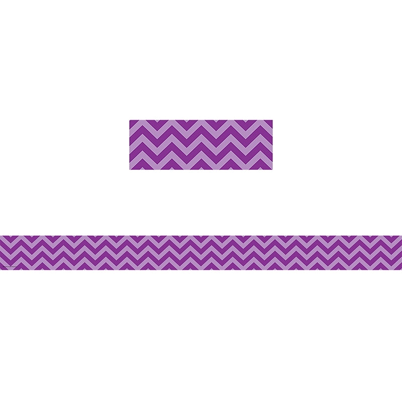 Purple Chevron Border