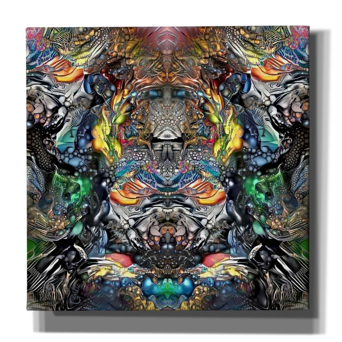 Epic Graffiti 'Huitzilopochtli' by Pedro Gavidia, Canvas Wall Art, 12 ...