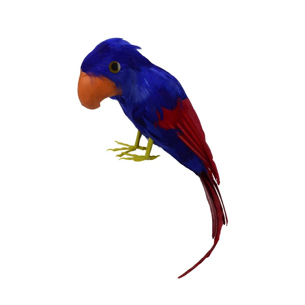 Big Red Feather Parrot Pirate Shoulder Costume Accessory Movie/Play ...