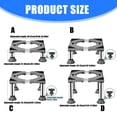 Washer and Dryer Adjustable Refrigerator Stand with 4 Feet Heavy Duty ...