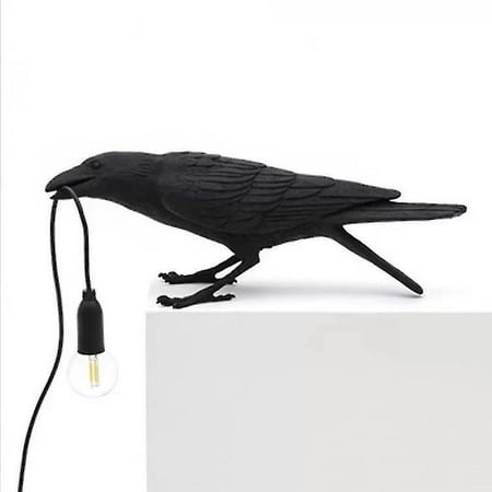 Crow Table Lamp Lucky Bird Desk Lamp Crow Table Lamp Resin Desk Light ...