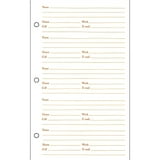 LANG ADDRESS BOOK REFILL PAGES ADDRESS BOOK - REFILL PAGES - Walmart.com