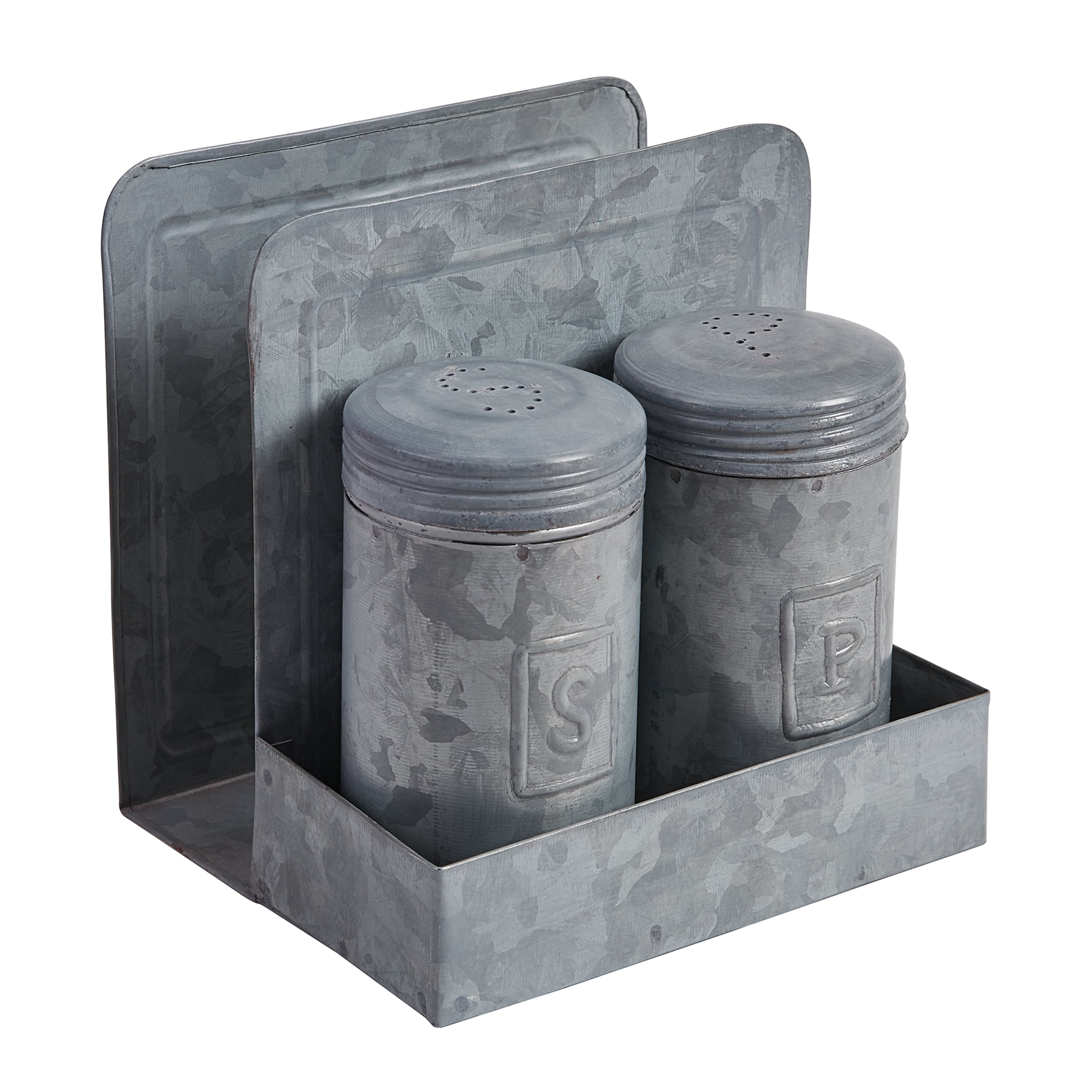 Park Designs Vintage Napkin Holder with Salt & Pepper Caddy - Walmart.com