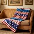 27.56x39.37in Mini Patriotic Small Lightweight Flannel Summer Nap ...