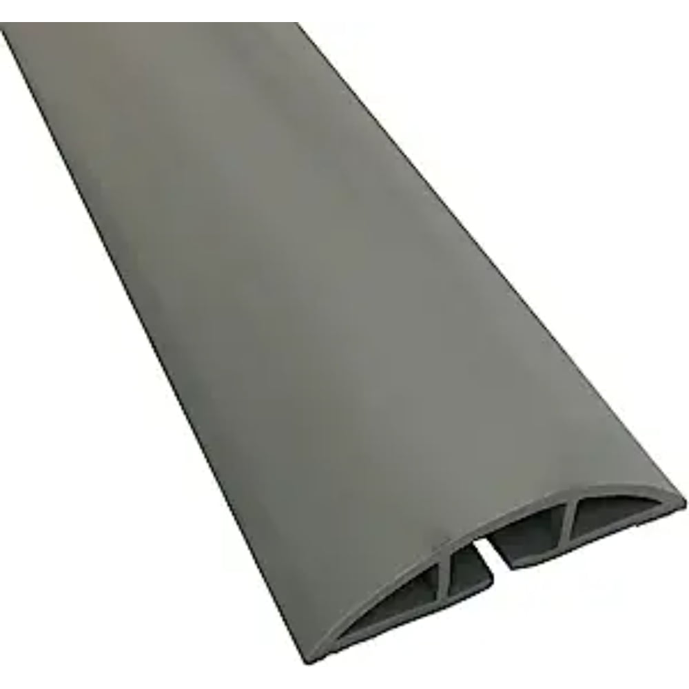 Kable Kontrol Floor Cord Cover kit - 6 Feet Long Gray PVC Cable ...