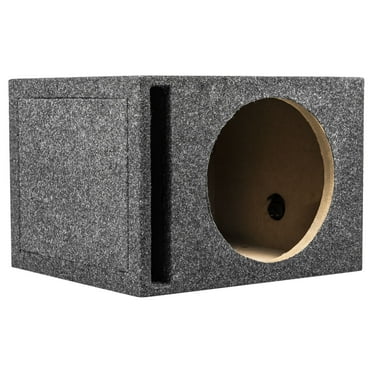 QPower QBomb Single 10 Inch Sealed Subwoofer Sub Boxes Bedliner Spray ...