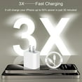 iPhone 17 16 15 Charger Fast Charging 3+3Pack 20W USB C Wall with 6FT ...