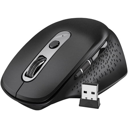 Bluetooth Mouse for Laptop, Rechargeable Wireless Mouse(Dual Bluetooth+ ...