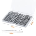 100Pcs Bobby Pins Silver Hair Pins Kit for Women Girls Kids Premium ...