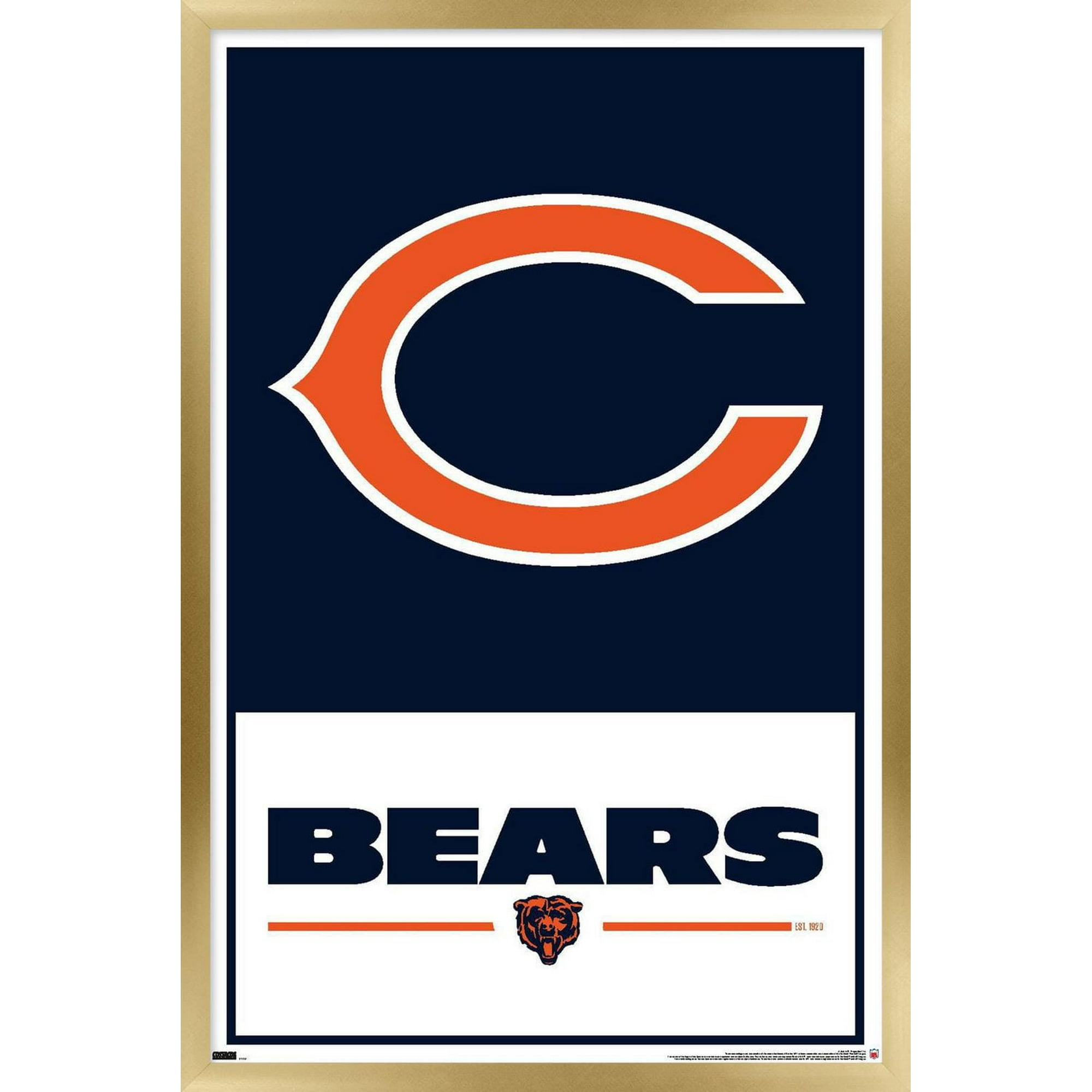 Click here for Trends International Nfl Chicago Bears - Logo 21 W... prices