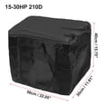 Half Motor Engine Boat Cover 15-30HP 210D Oxford Cloth Waterproof ...