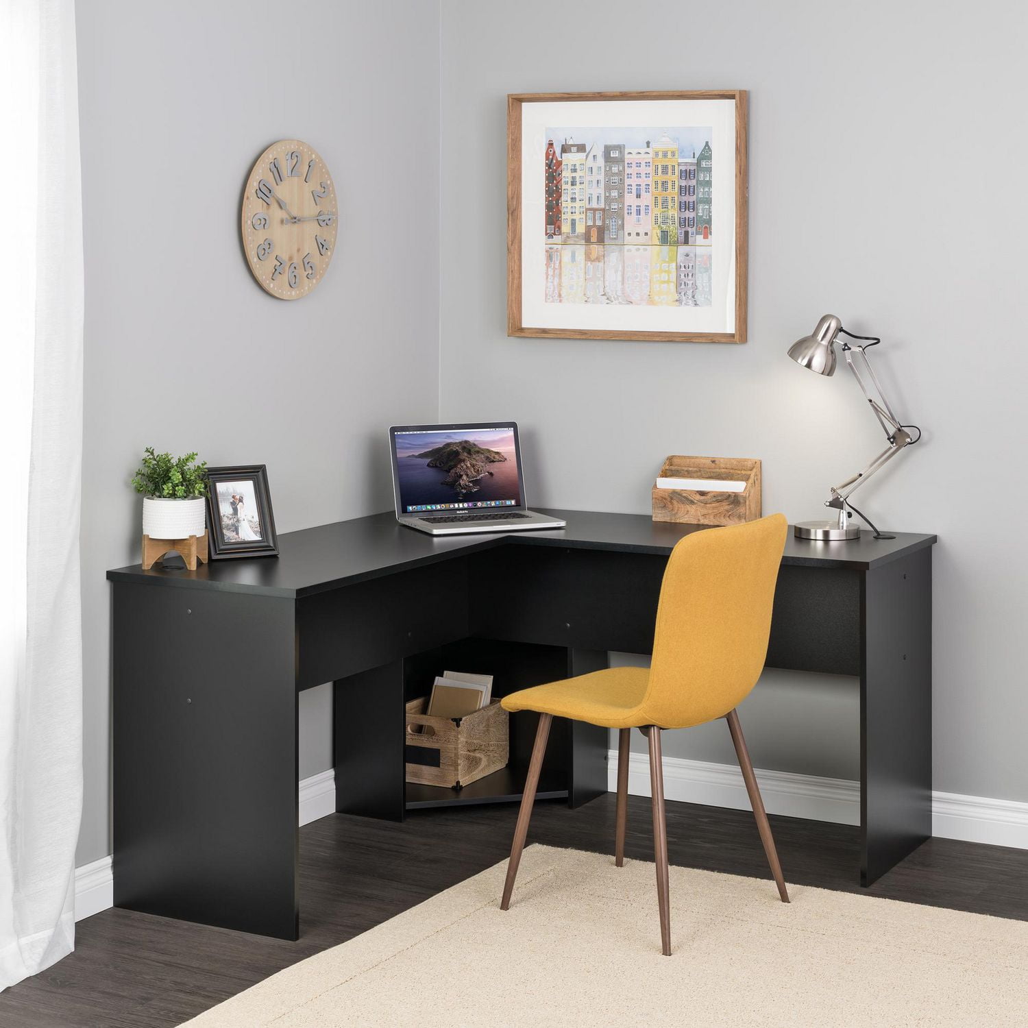 Prepac 56 in W x 29 in H x 56 in D L-shaped Desk - Walmart.ca