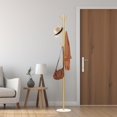 Coat Rack, Metal Freestanding Coat Rack with 8 Hooks, Sturdy Coat Tree ...