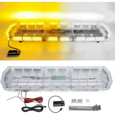 EYPINS 8x12 LED Strobe Light Kit - Surface-Mount Emergency Hazard ...