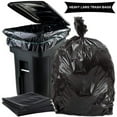42-46 Gallon 2mil Extra Heavy Duty Contractor Garbage Bags, Puncture ...