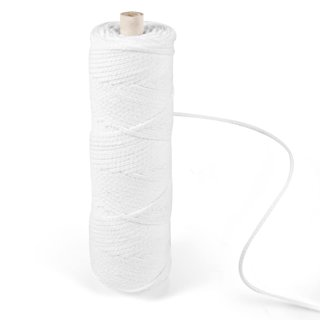 VABNEER Braided Cotton Candle Wick 1 Roll 100m Low Smoke Wick String ...