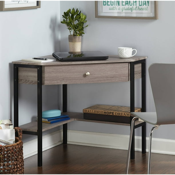 TMS LenyXX Laminated MDF Corner Desk - Walmart.com