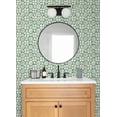 Advantage Izeda Green Floral Tile Wallpaper - Walmart.com